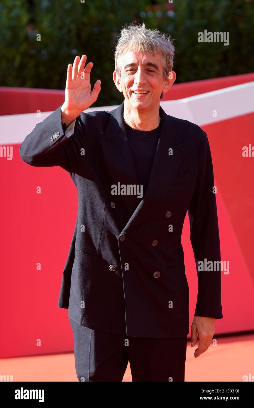 Rome, Italy - 24 Oct 2021, Sergio Rubini attends the red carpet of film ...