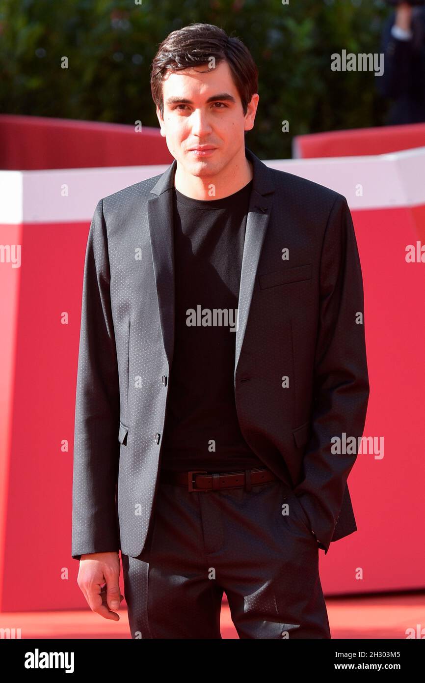 Rome, Italy. 24th Oct, 2021. Mario Autore attends the red carpet of ...