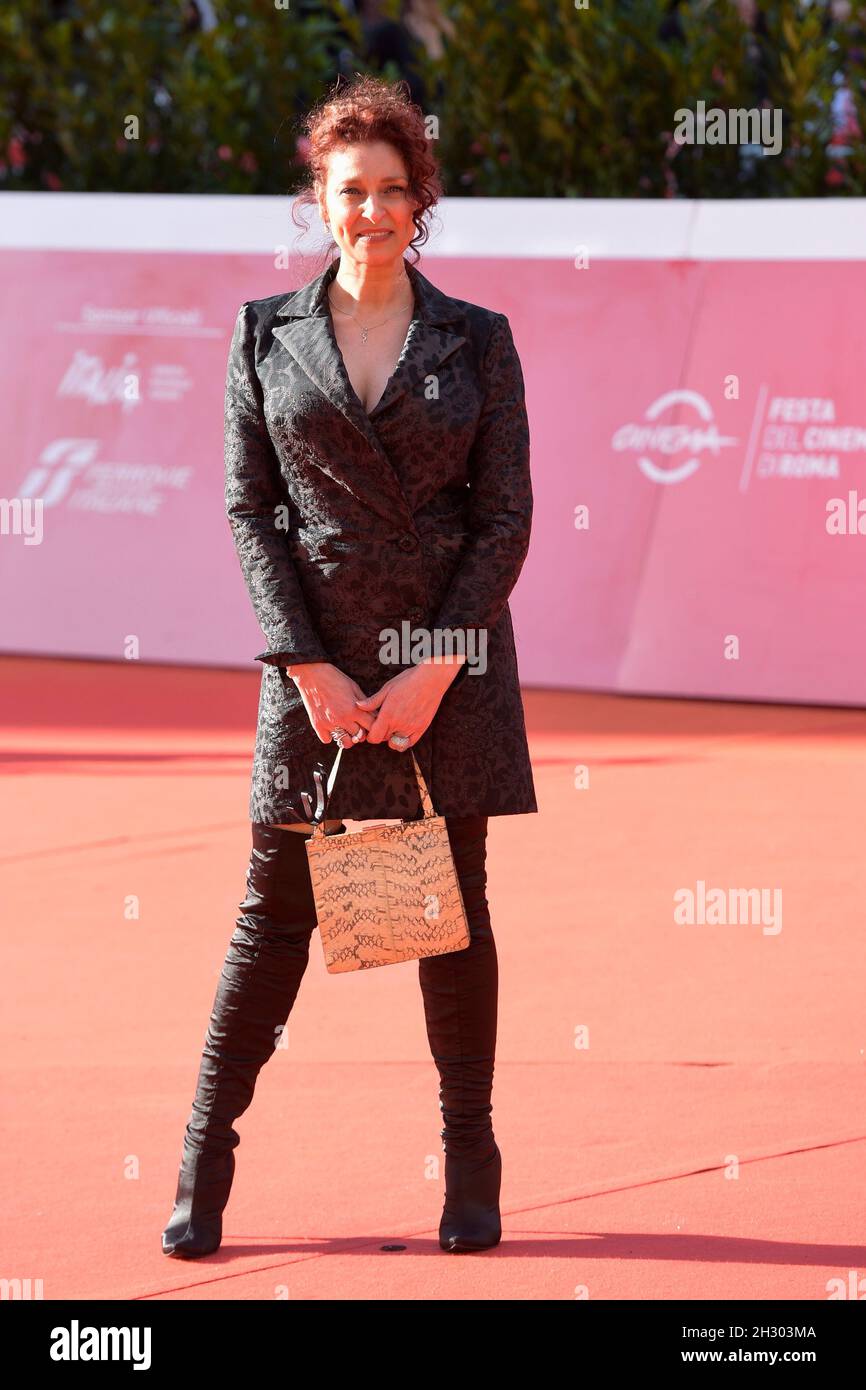 Rome, Italy. 24th Oct, 2021. Susy Del Giudice attends the red carpet of film I Fratelli De ...