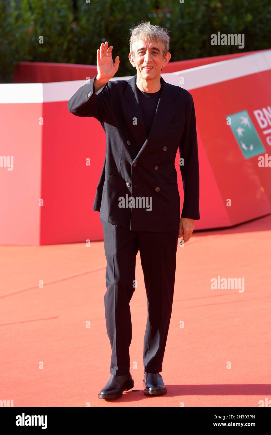 Rome, Italy. 24th Oct, 2021. Sergio Rubini attends the red carpet of ...