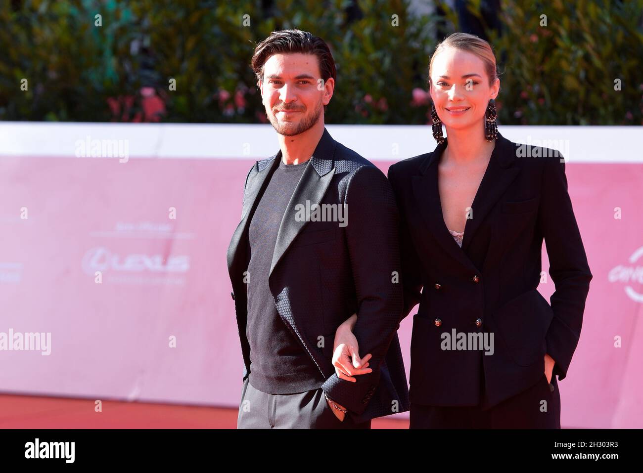 Rome, Italy - 24 Oct 2021, Jennifer Bianchi and Francesco Maccarinelli ...