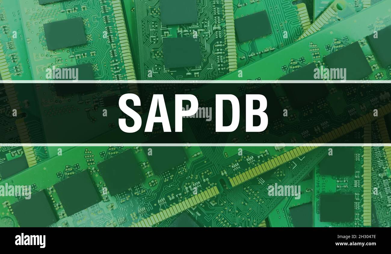 SAP DB with Electronic Computer Hardware technology background ...