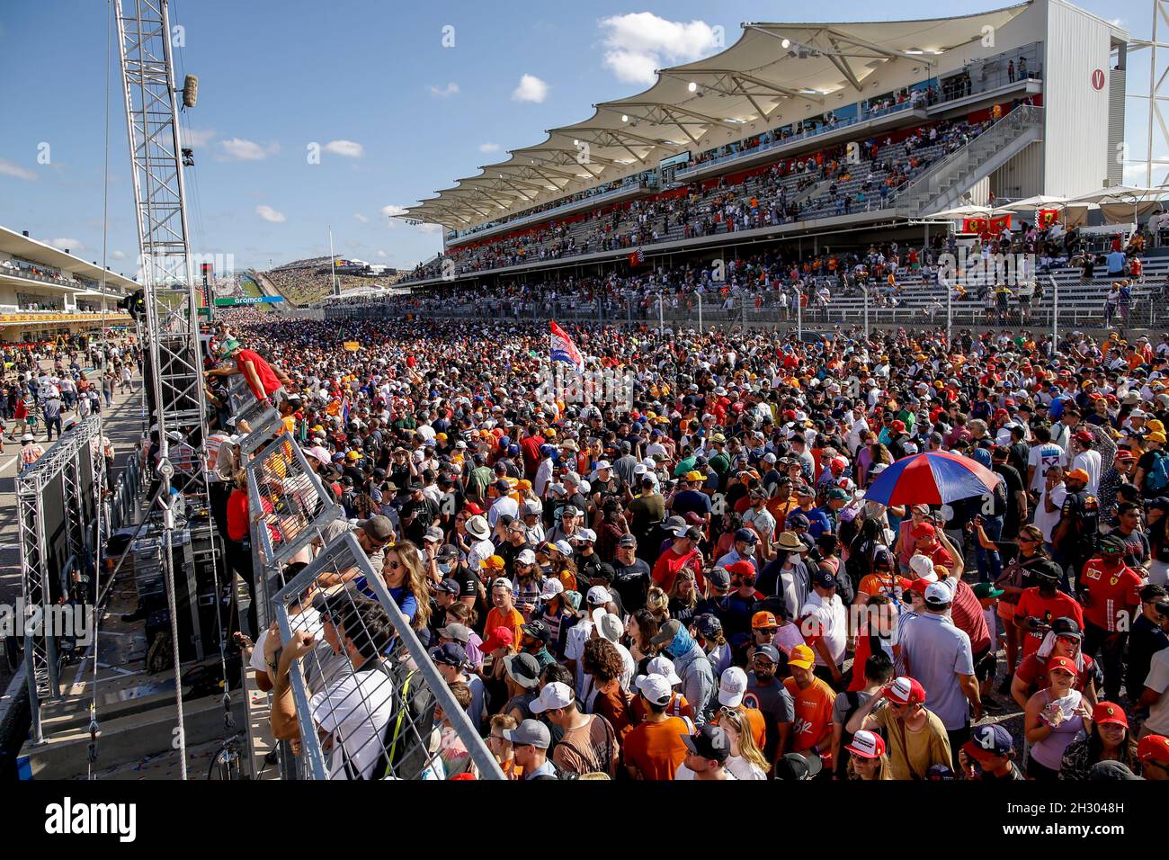 Austin, Texas, 24/10/2021, spectators, fans, crowd, foule, fans during ...