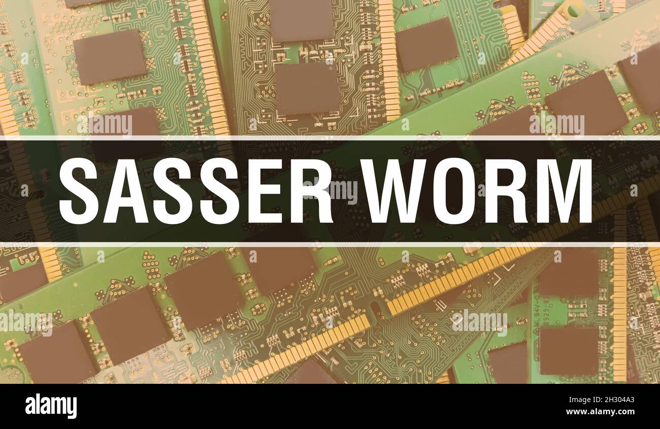 Sasser worm background hi-res stock photography and images - Alamy