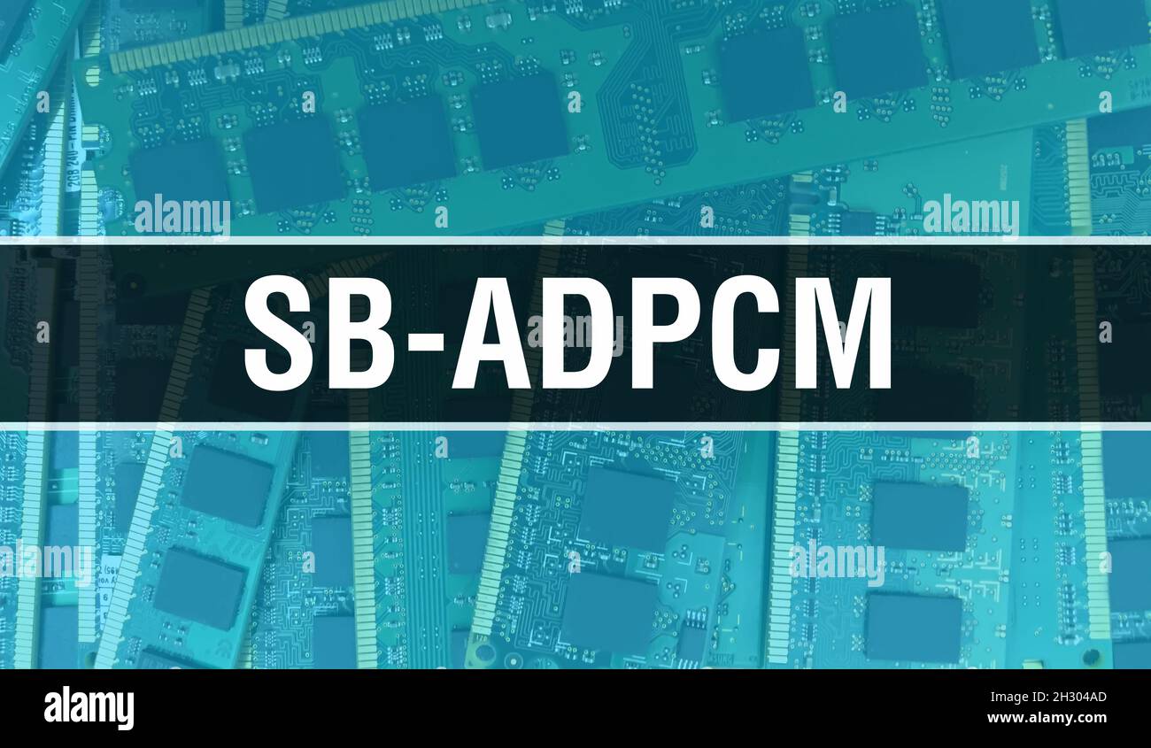 SB-ADPCM concept with Electronic Integrated Circuit on circuit board ...