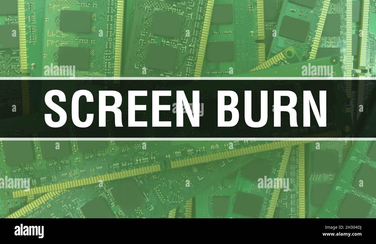 Screen burn image hi-res stock photography and images - Alamy