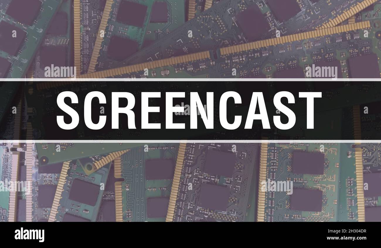 Screencast with Technology Motherboard Digital. Screencast and Computer ...