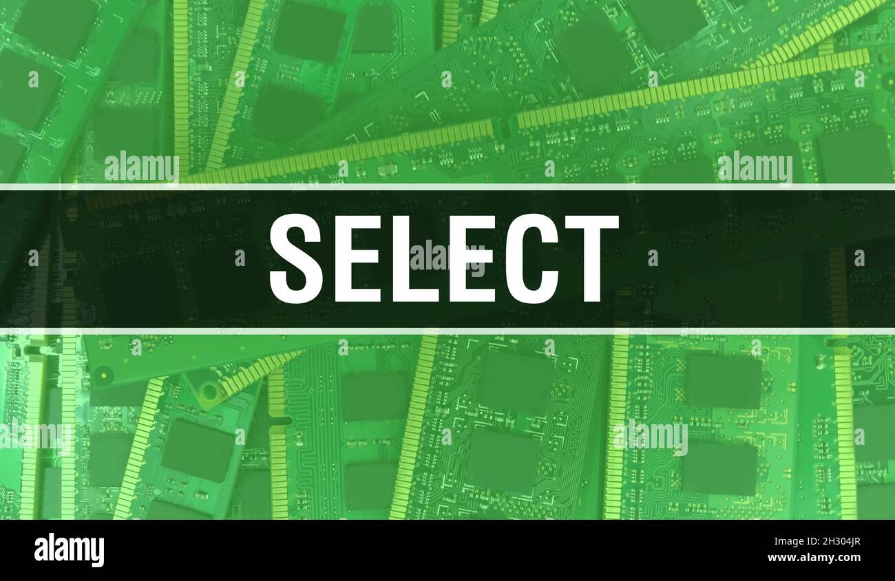 SELECT with Technology Motherboard Digital. SELECT and Computer Circuit ...