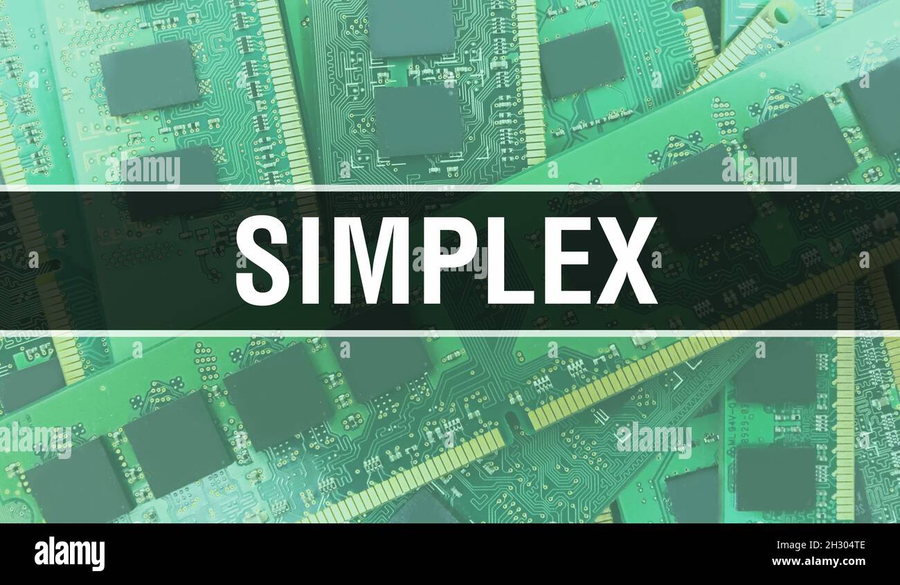 Simplex with Electronic Computer Hardware technology background ...