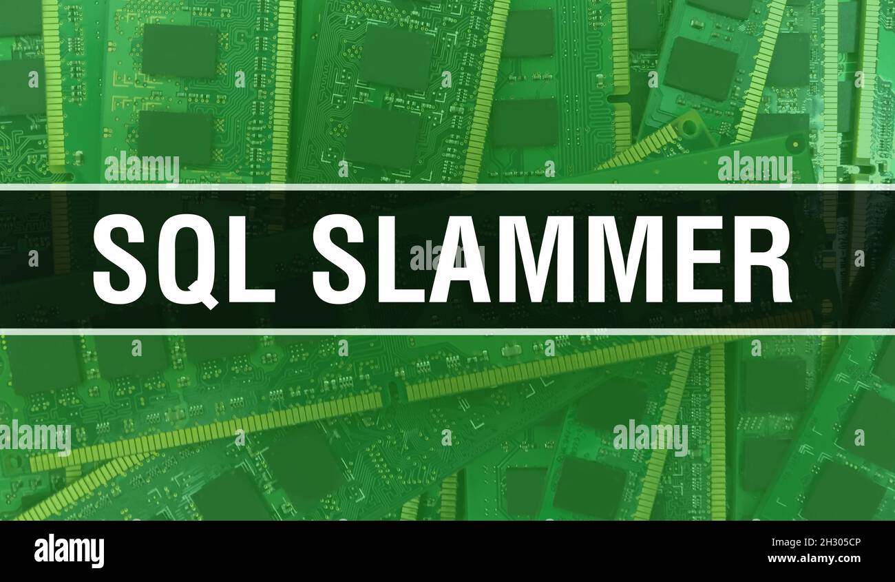 Sql slammer image hi-res stock photography and images - Alamy
