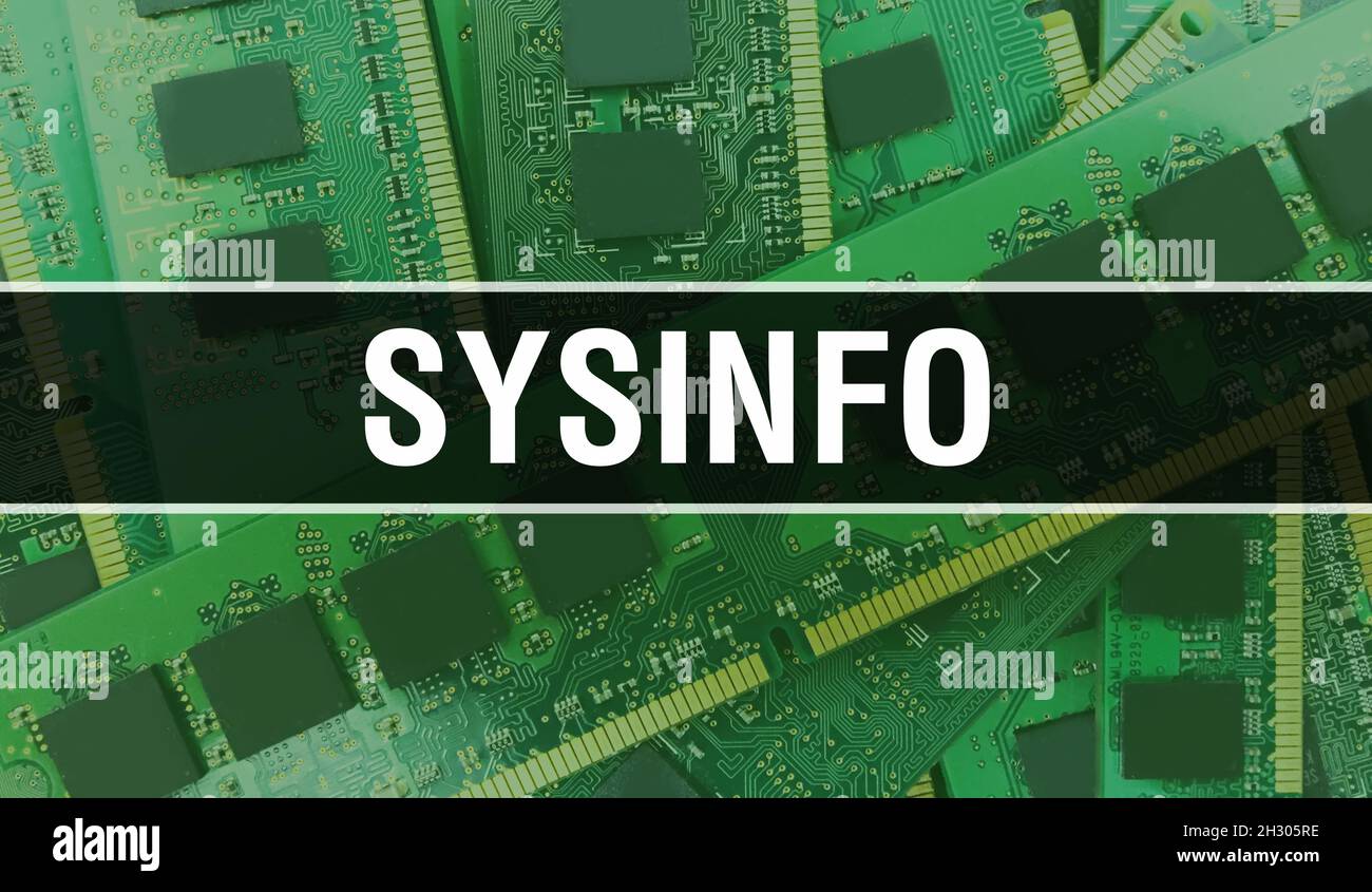 Sysinfo image hi-res stock photography and images - Alamy
