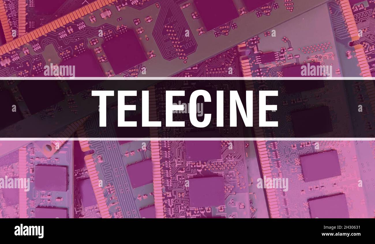 Telecine with Technology Motherboard Digital. Telecine and Computer ...