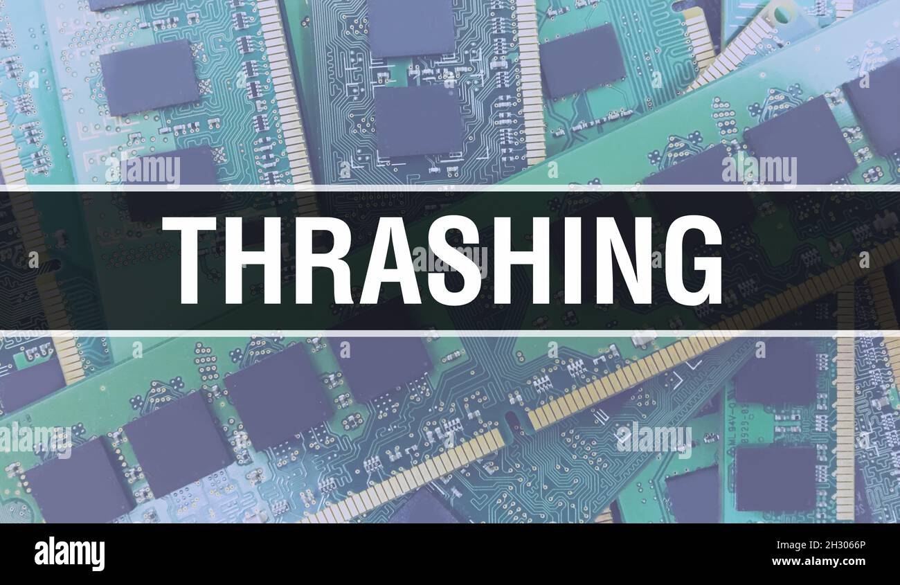 Thrashing text hi-res stock photography and images - Alamy