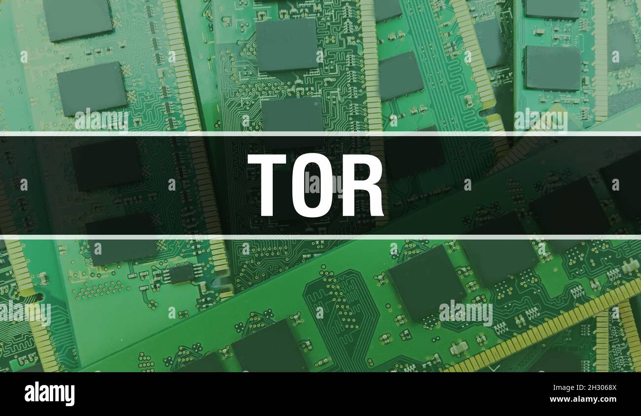 Tor with Electronic components on integrated circuit board Background ...
