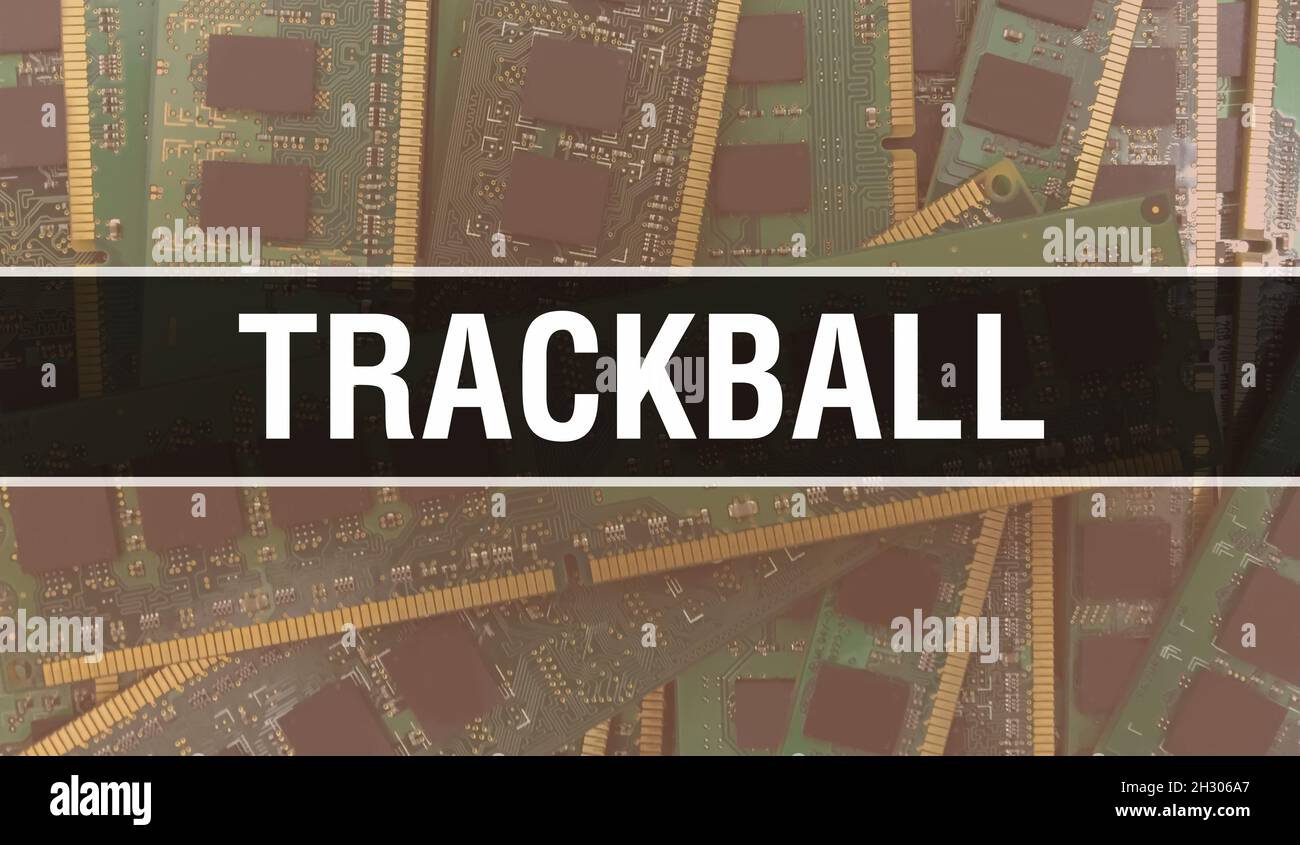 Trackball with Electronic Computer Hardware technology background ...