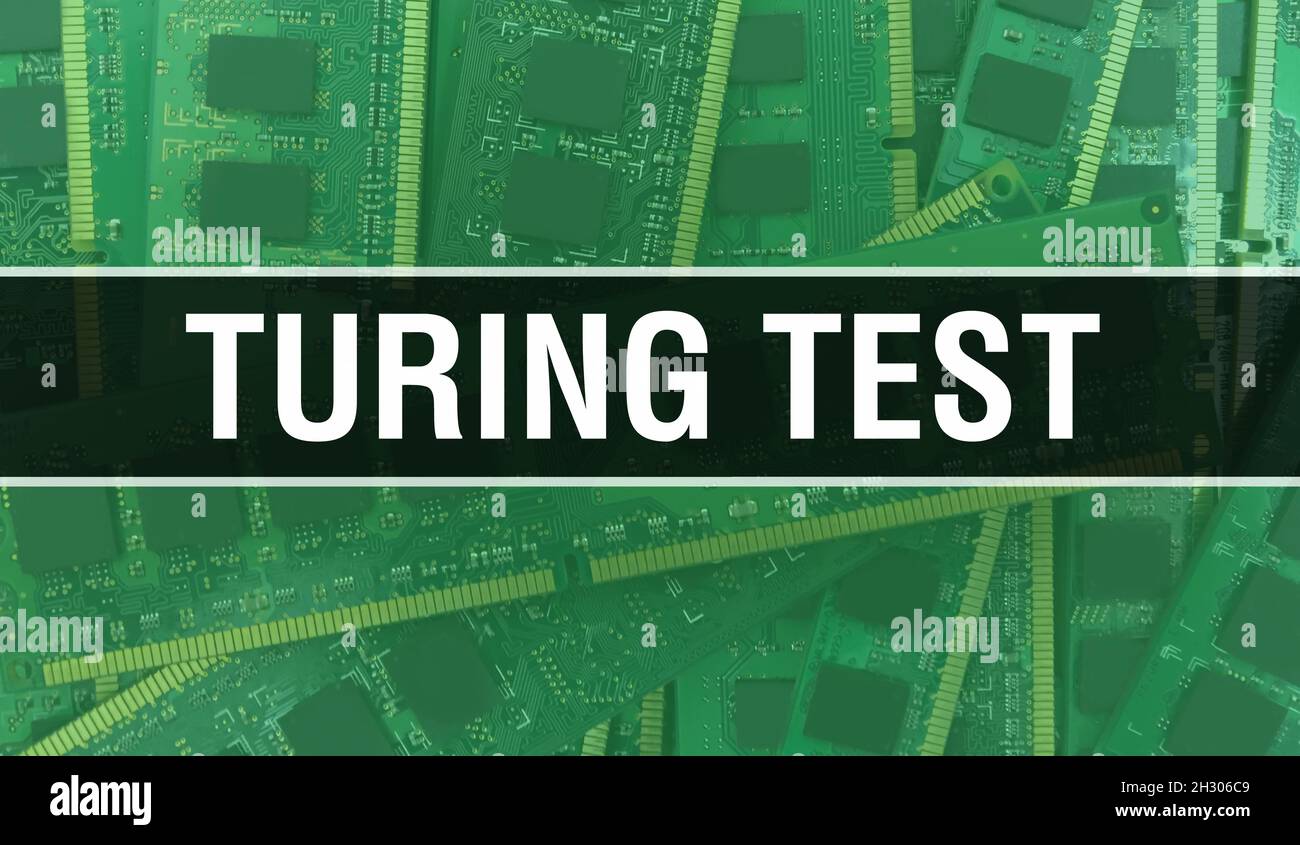 Turing Test with Electronic Computer Hardware technology background ...