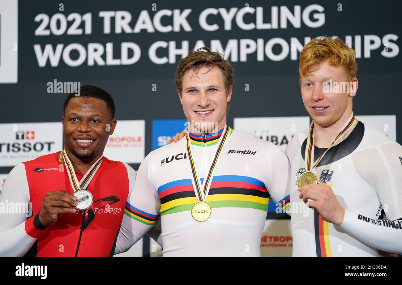 Ceremony L-R PAUL Jeffrey Nicholas (TTO) Jeffrey Hoogland (NED) and ...
