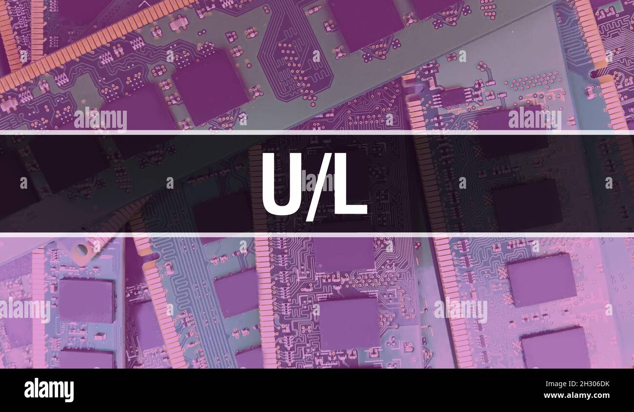 U/L with Technology Motherboard Digital. U/L and Computer Circuit Board ...
