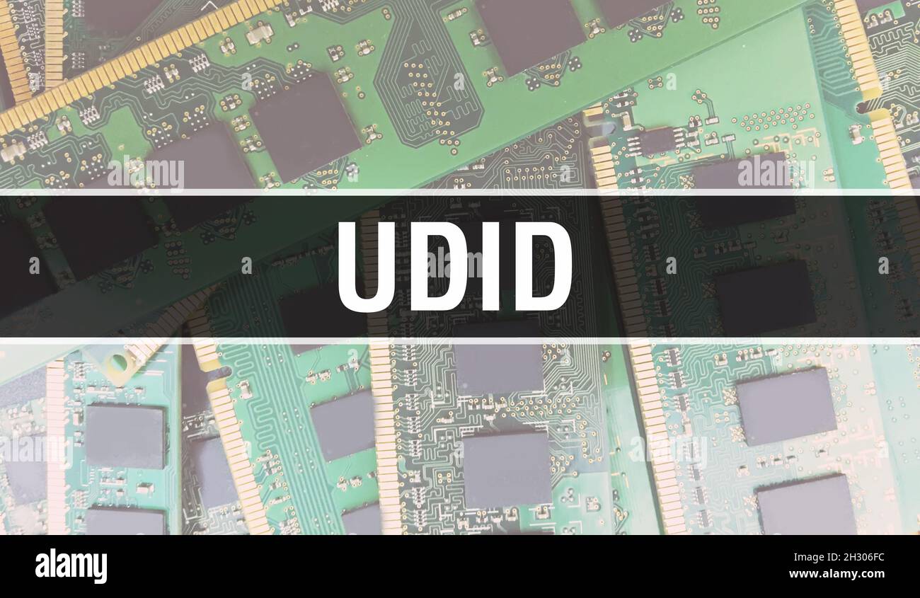 Udid text hi-res stock photography and images - Alamy