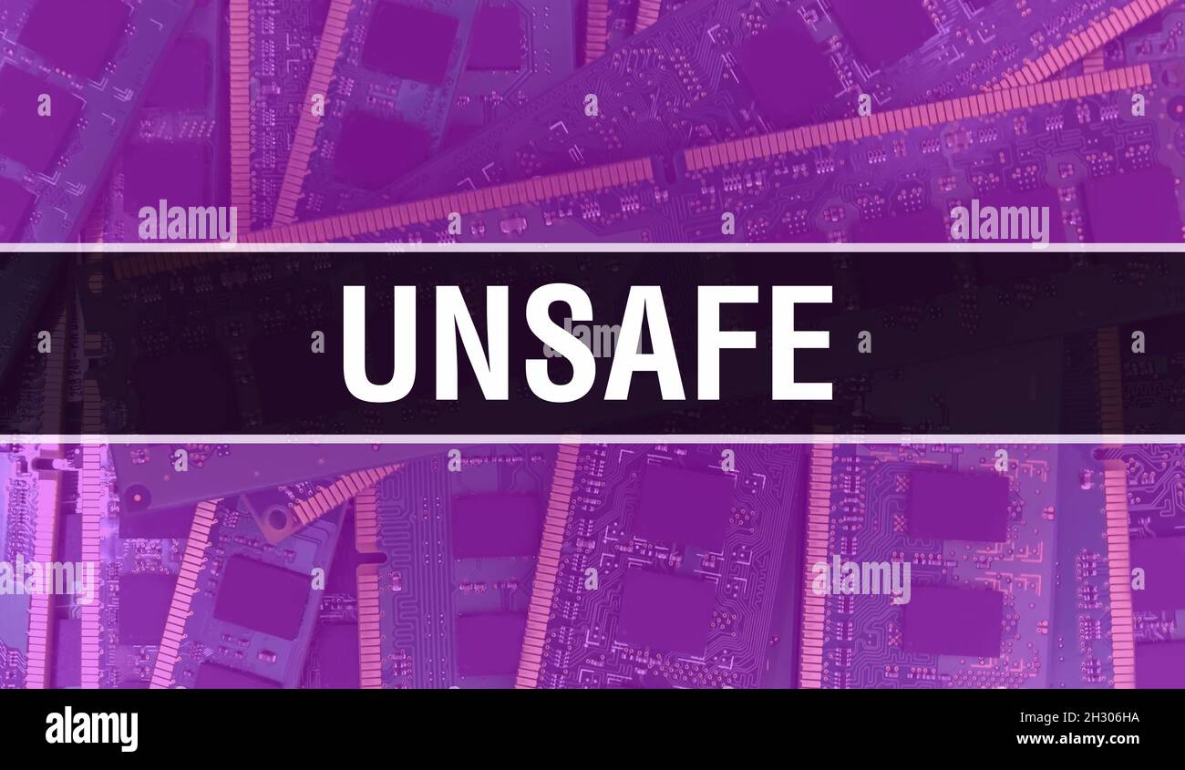 Unsafe with Technology Motherboard Digital. Unsafe and Computer Circuit ...