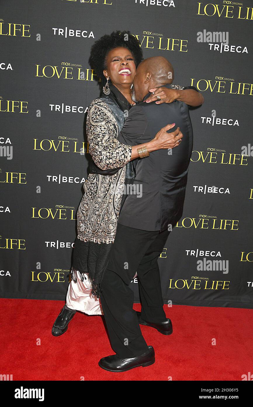 New York, USA. October 24, 2021Janet Hubert and actor John Earl Jelks ...