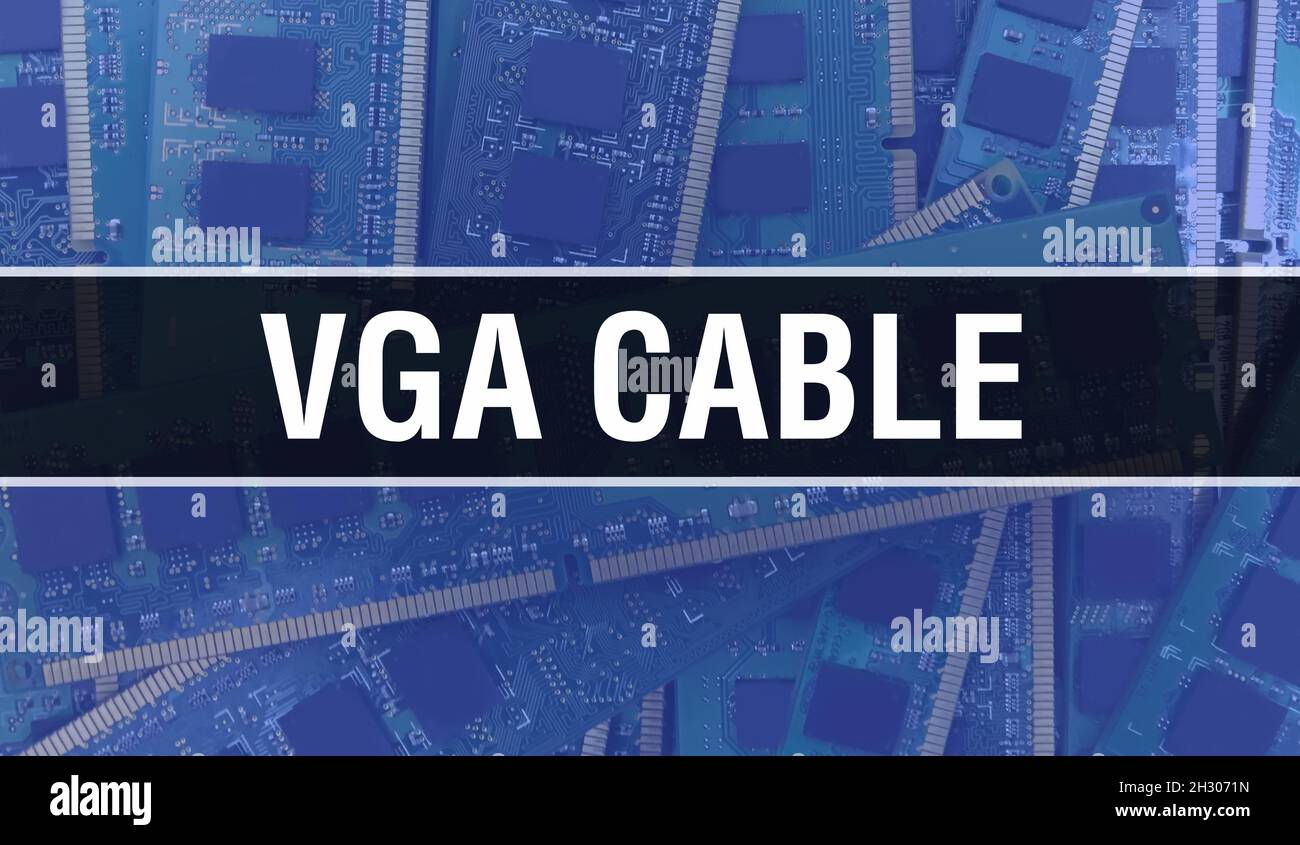 Vga cable image hi-res stock photography and images - Alamy
