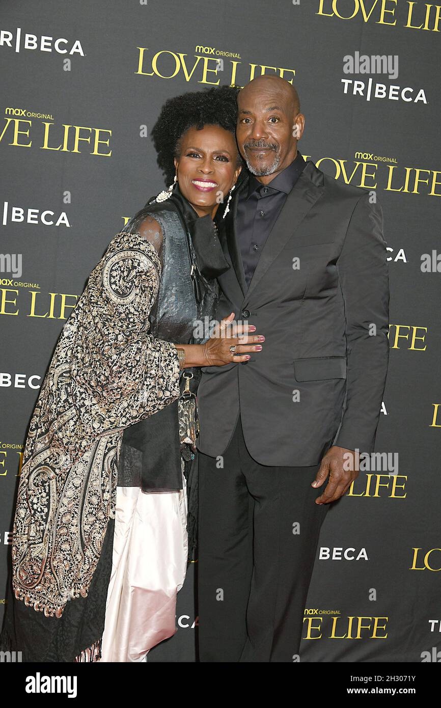 New York, USA. October 24, 2021Janet Hubert and actor John Earl Jelks attend The Tribeca Fall ...