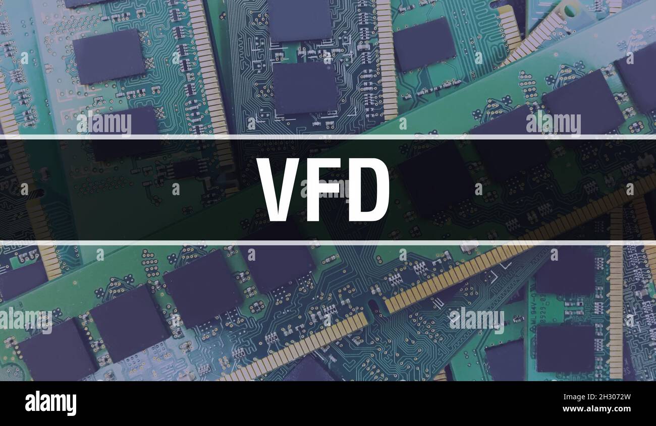 VFD with Electronic Computer Hardware technology background. Abstract ...