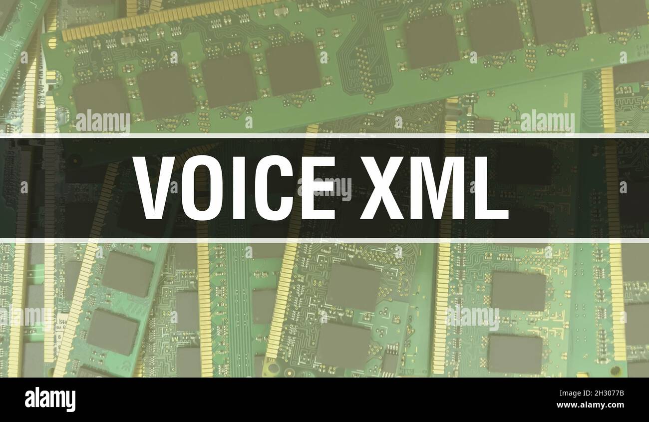 Voice xml background hi-res stock photography and images - Alamy