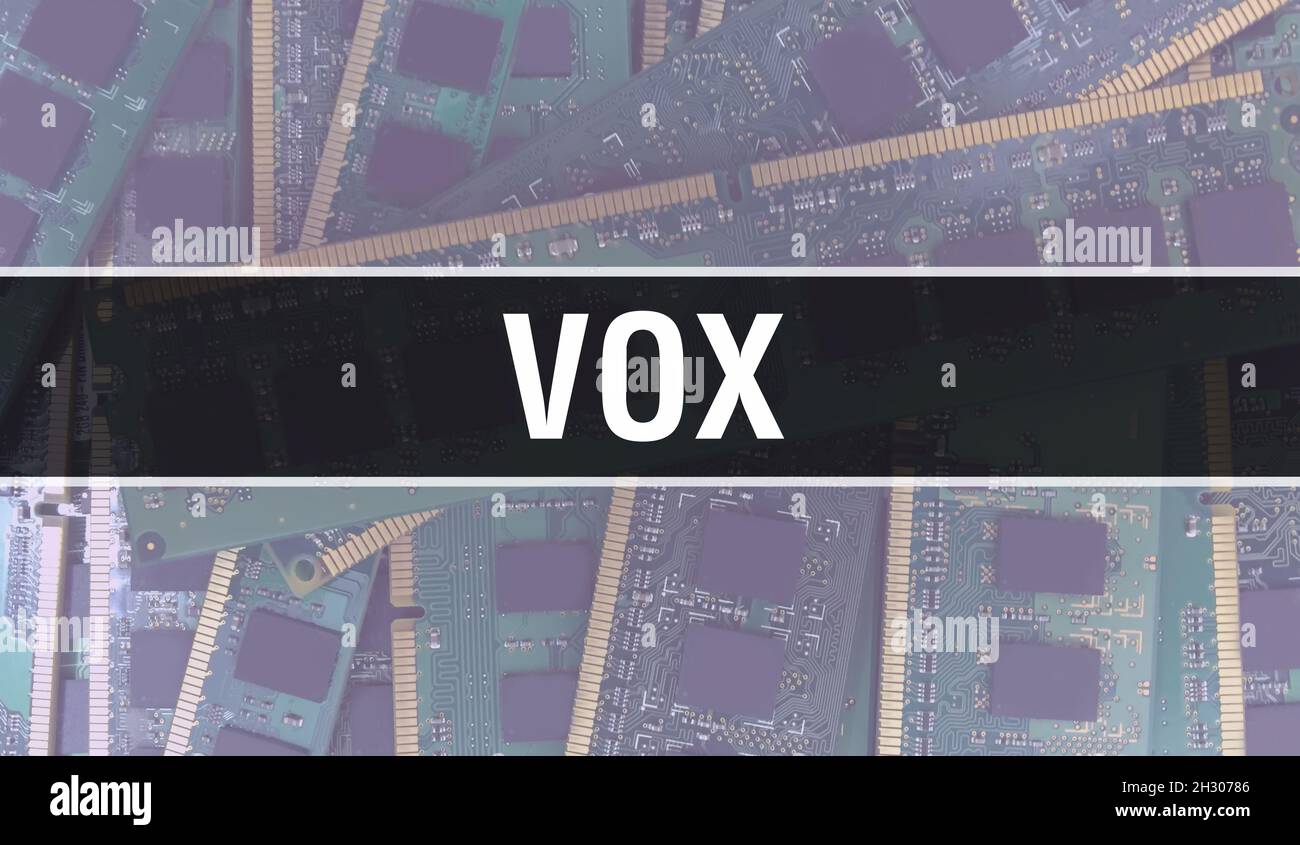 VOX with Technology Motherboard Digital. VOX and Computer Circuit Board ...