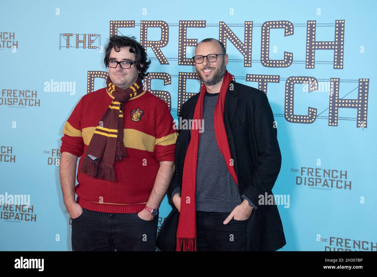 Paris, France on October 24, 2021. David Benmussa and guest attending ...