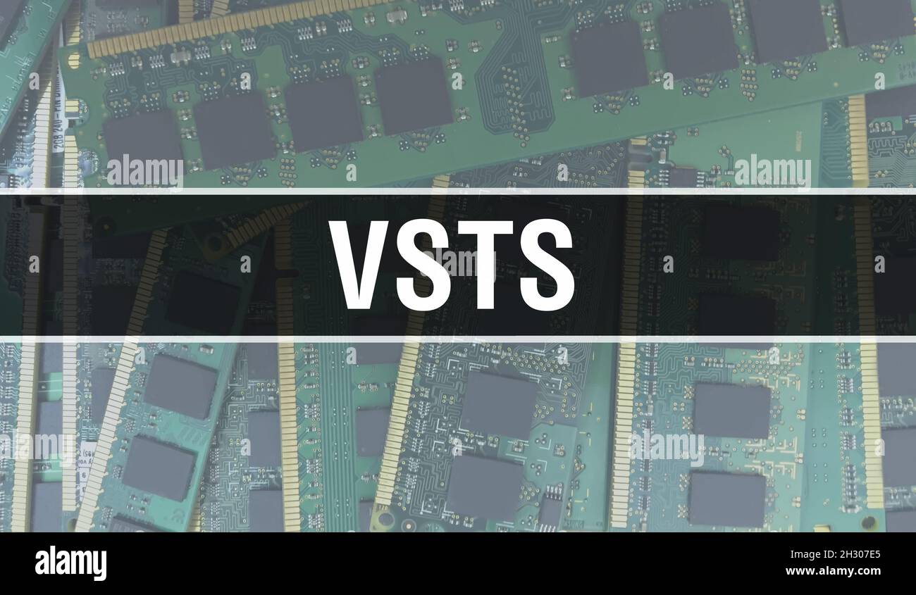 VSTS concept with Electronic Integrated Circuit on circuit board. VSTS ...