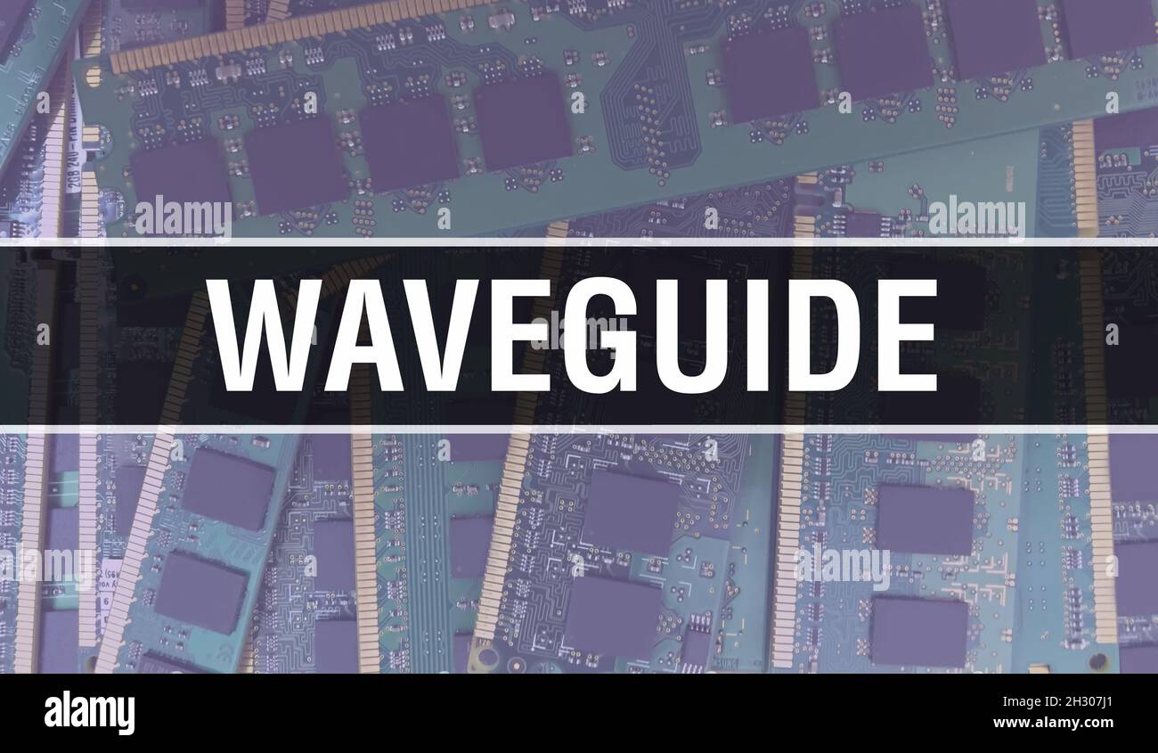 Waveguide with Electronic Computer Hardware technology background ...