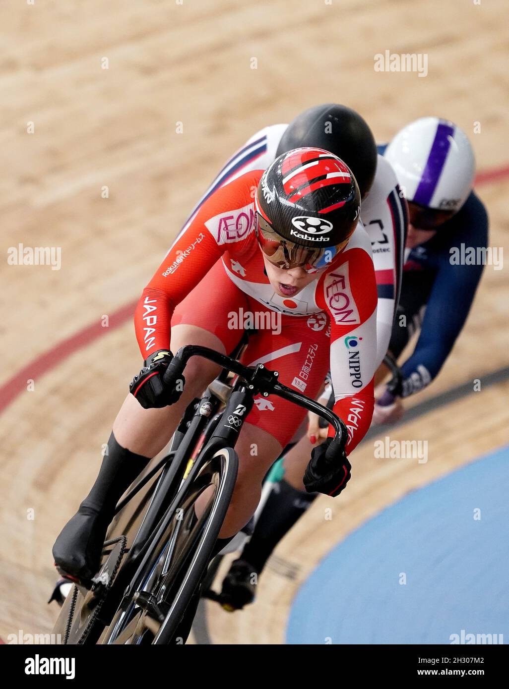 Roubaix, France, October 24, 2021, Mina SATO (JPN) silver medallist on ...