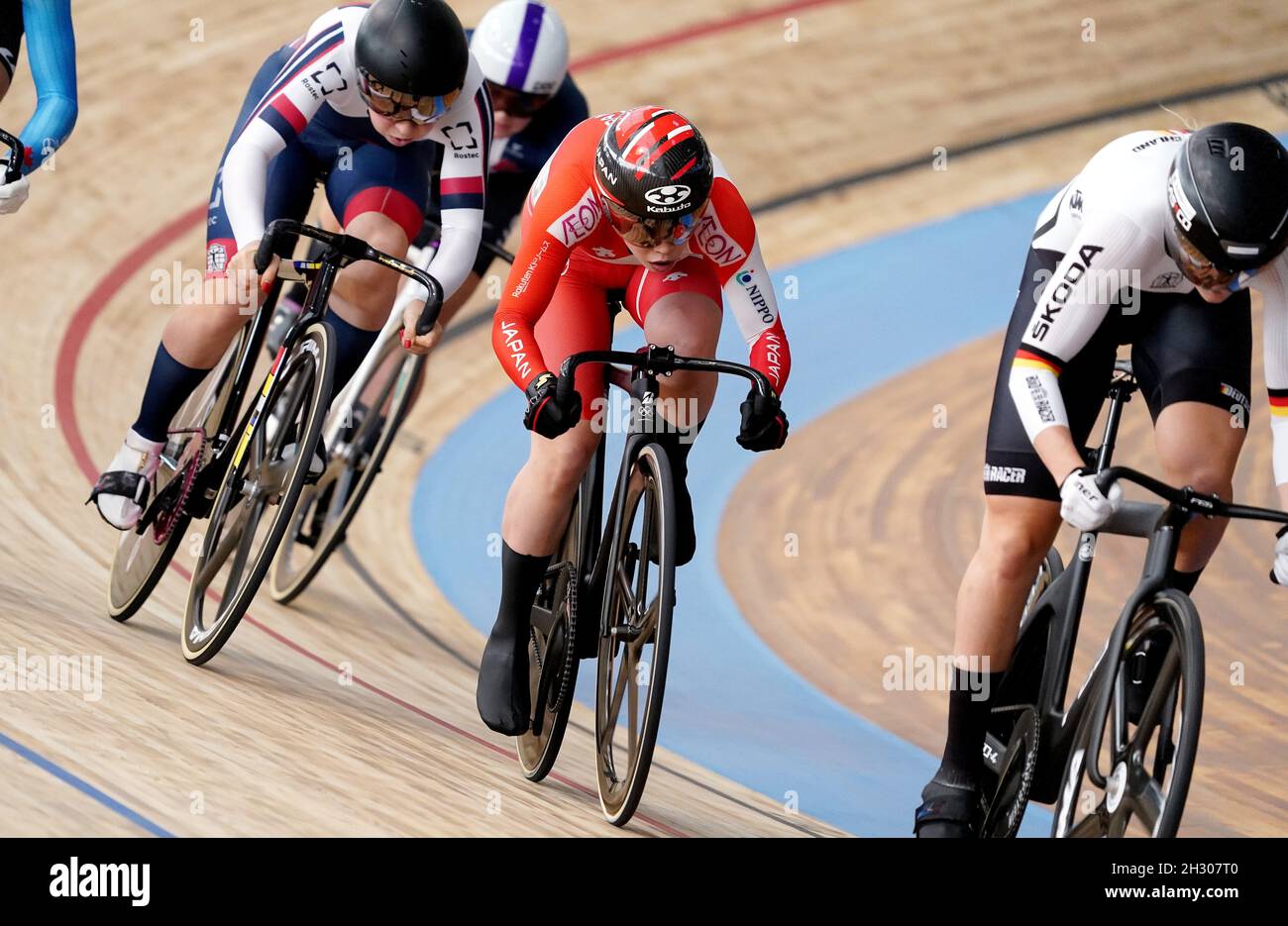 Roubaix, France, October 24, 2021, Mina SATO (JPN) silver medallist on ...