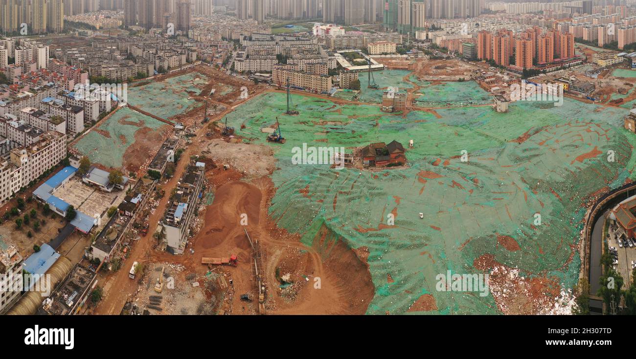 Residential buildings demolished in China Stock Photo - Alamy