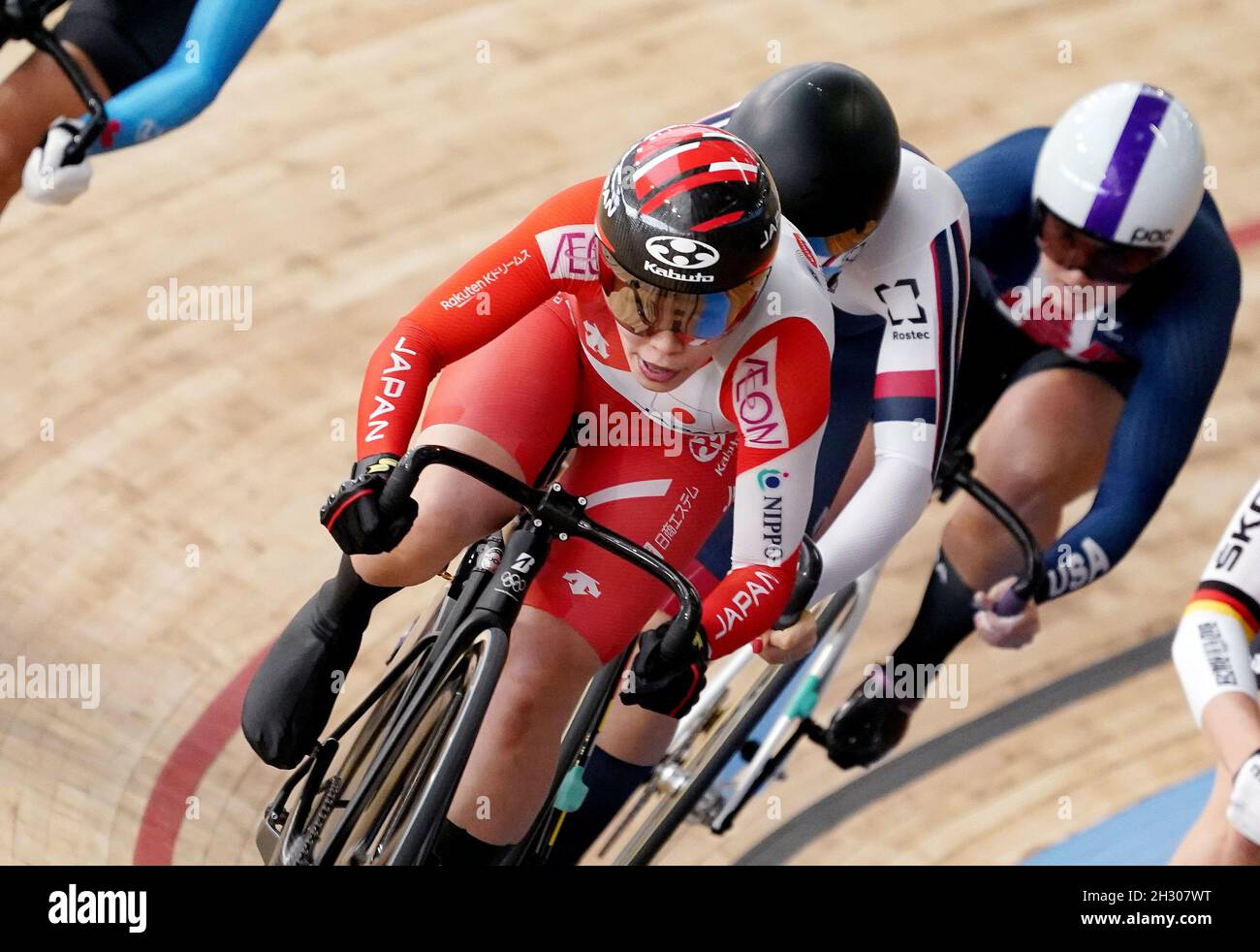 Roubaix, France, October 24, 2021, Mina SATO (JPN) silver medallist on ...