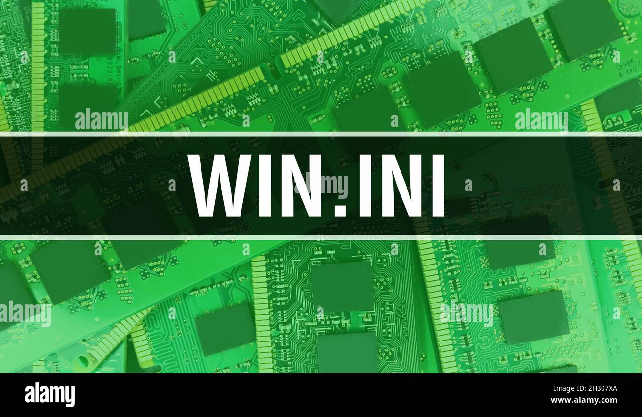 Win ini text hi-res stock photography and images - Alamy
