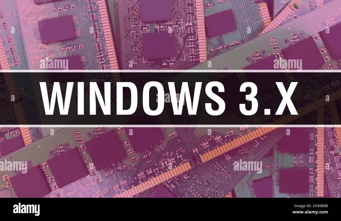 Windows 3 x background hi-res stock photography and images - Alamy