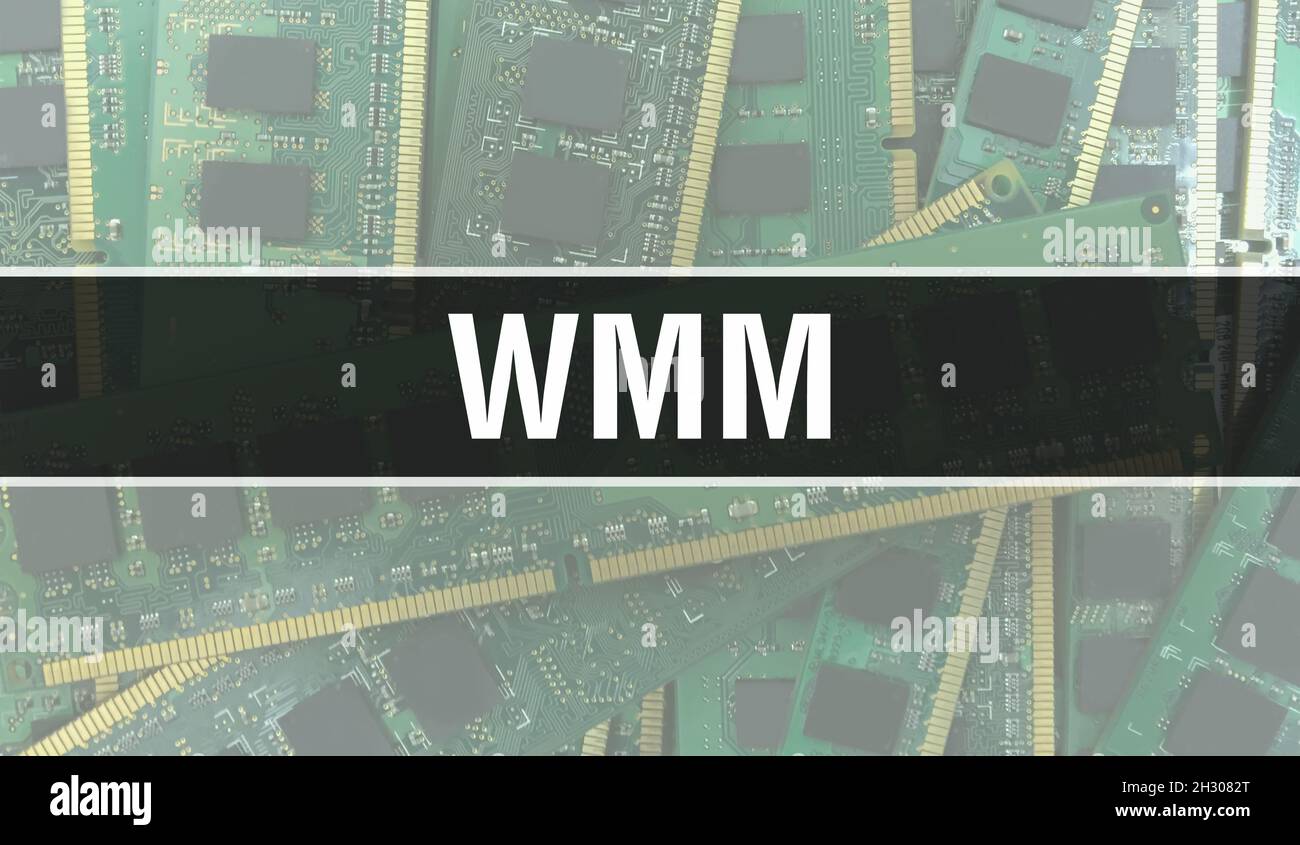 WMM with Technology Motherboard Digital. WMM and Computer Circuit Board ...