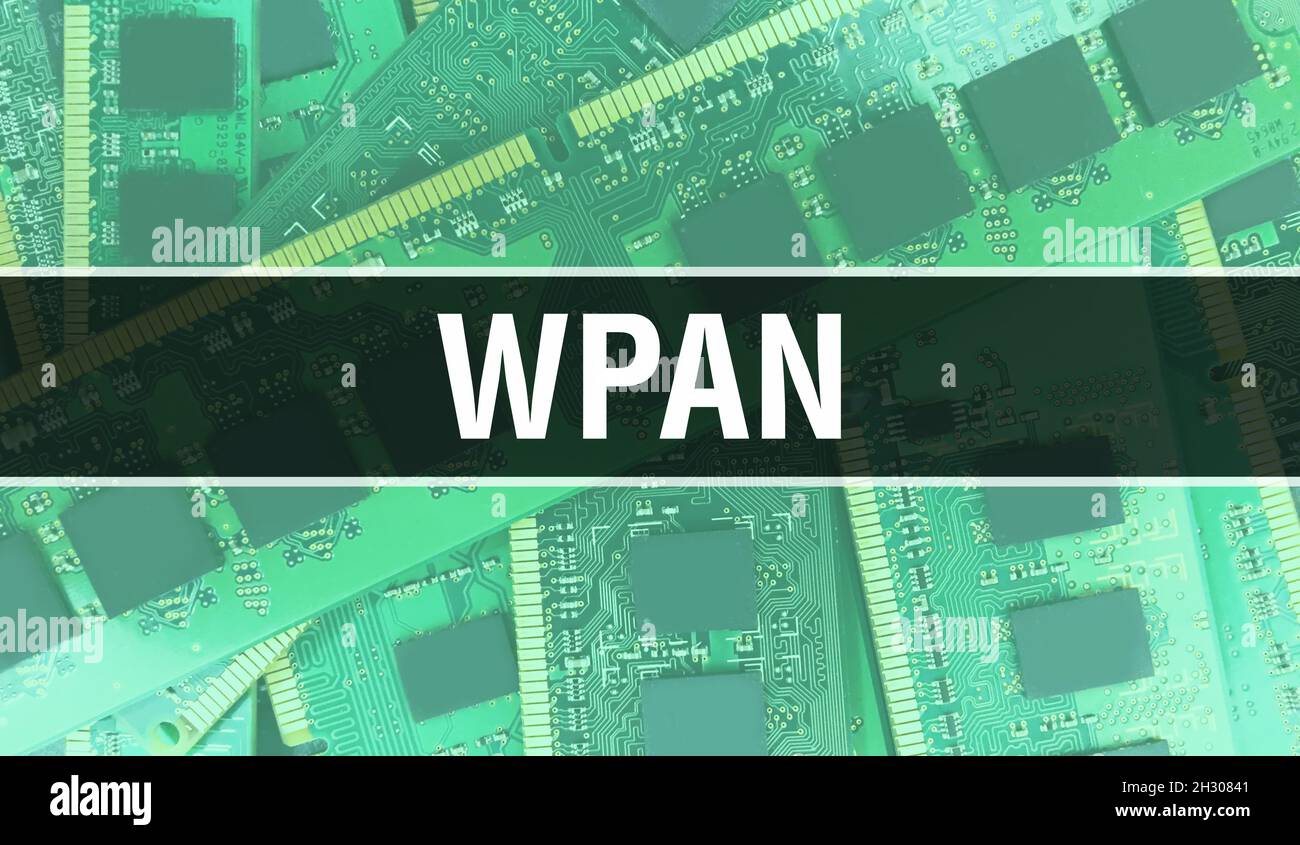 WPAN with Electronic components on integrated circuit board Background ...