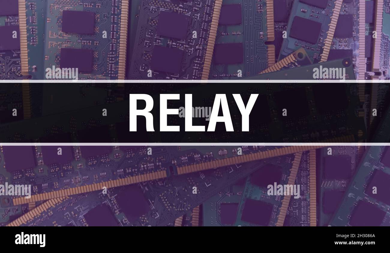 Relay with Electronic Computer Hardware technology background. Abstract ...
