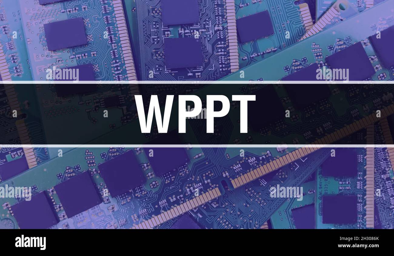 WPPT concept illustration using Computer Chip in Circuit Board. WPPT ...