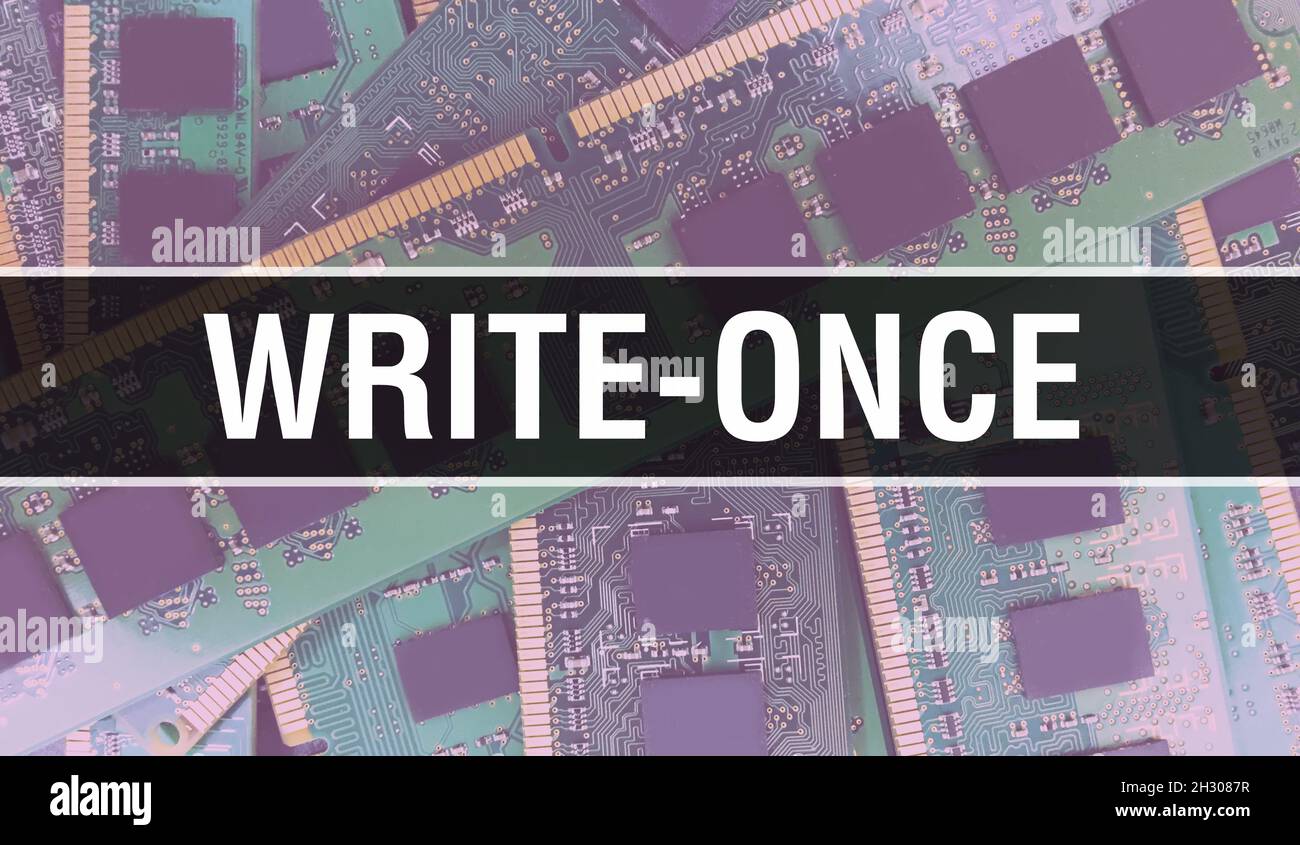 Write once image hi-res stock photography and images - Alamy