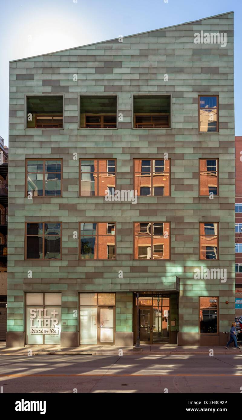 Denver, Colorado - October 16, 2021: Beautiful office building in ...