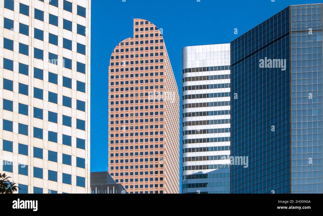 Modern high-rise buildings in Downtown Denver, Colorado Stock Photo - Alamy