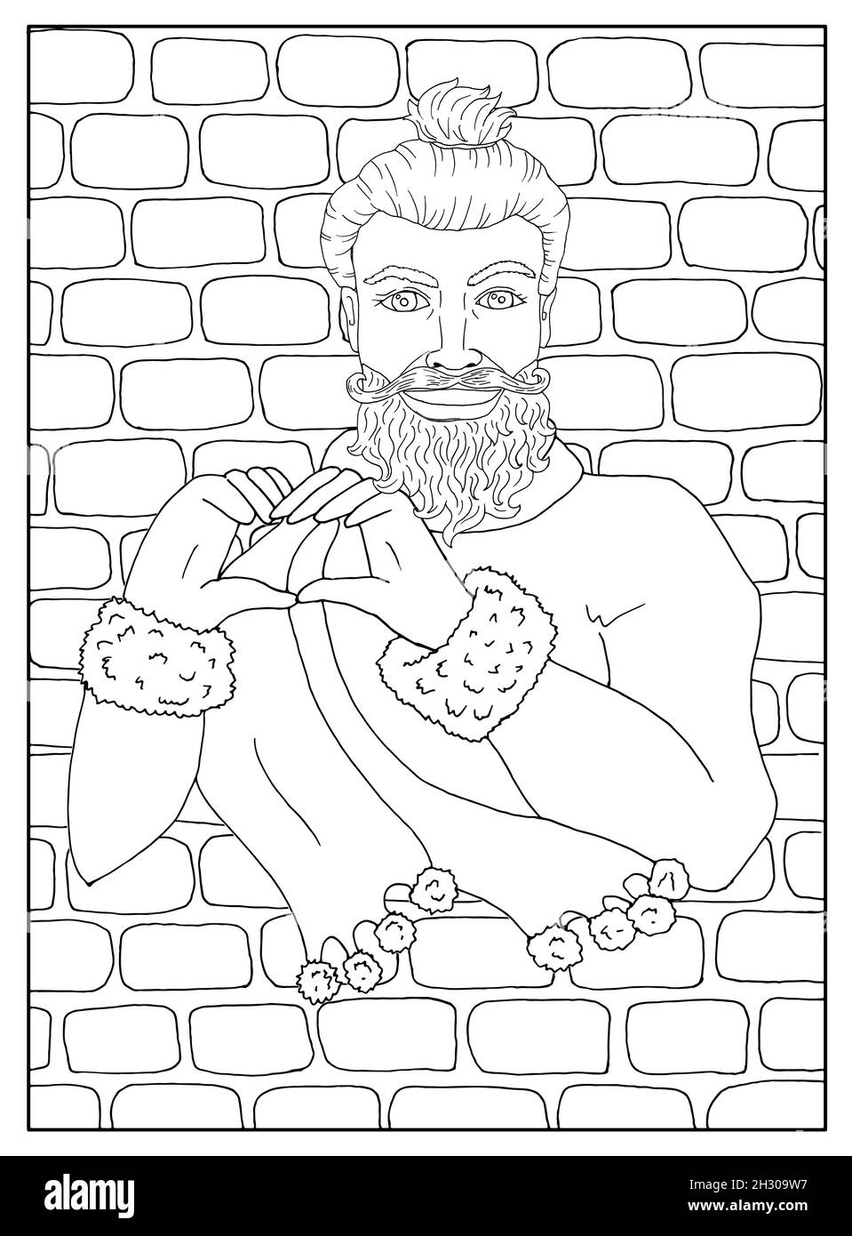 Happy new year handsome Stock Vector Images - Alamy