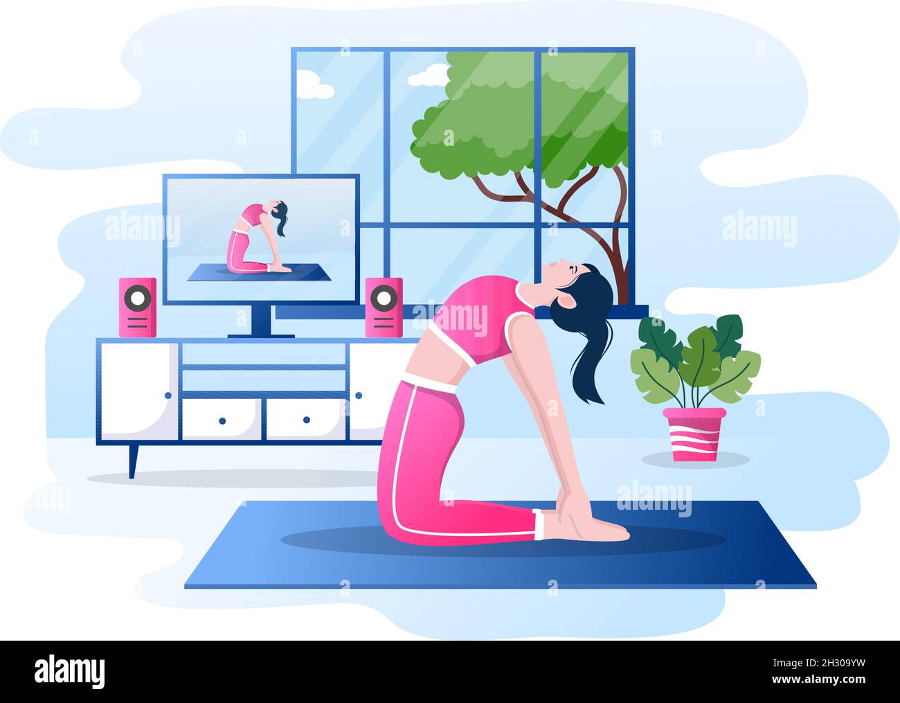 Exercises tutorial Stock Vector Images - Alamy