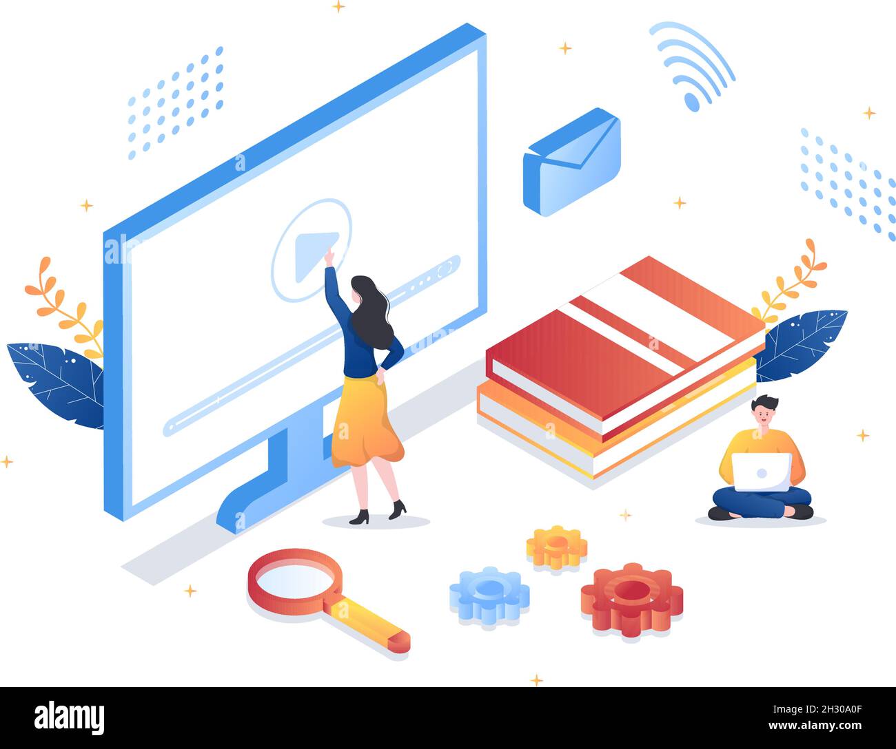 Streaming poster Stock Vector Images - Alamy