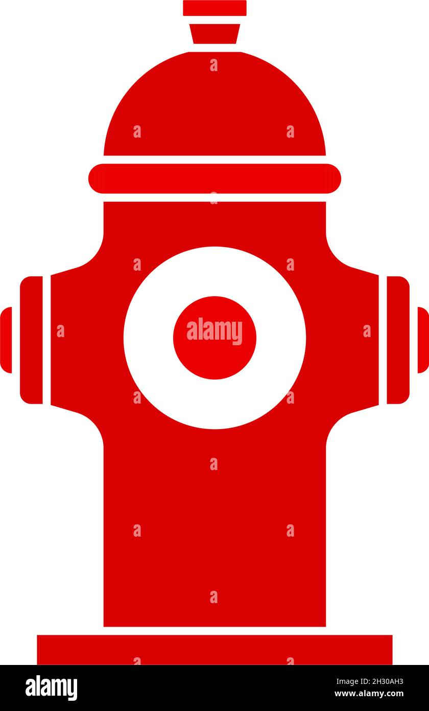 Fire hydrant red fire icon background Cut Out Stock Images & Pictures ...